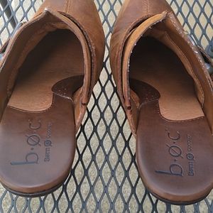 b.o.c. | Shoes | Boc Born Concept Leather Buckle Mules | Poshmark